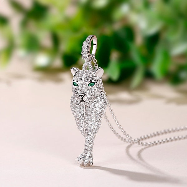 Silver Leopard - Etsy