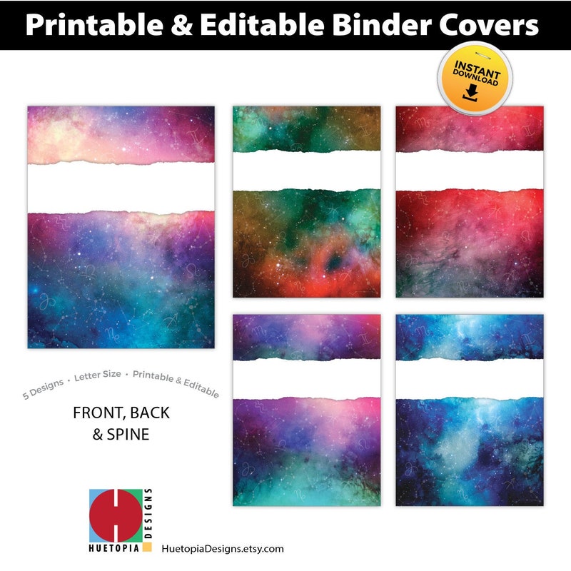 Binder Printables - Etsy
