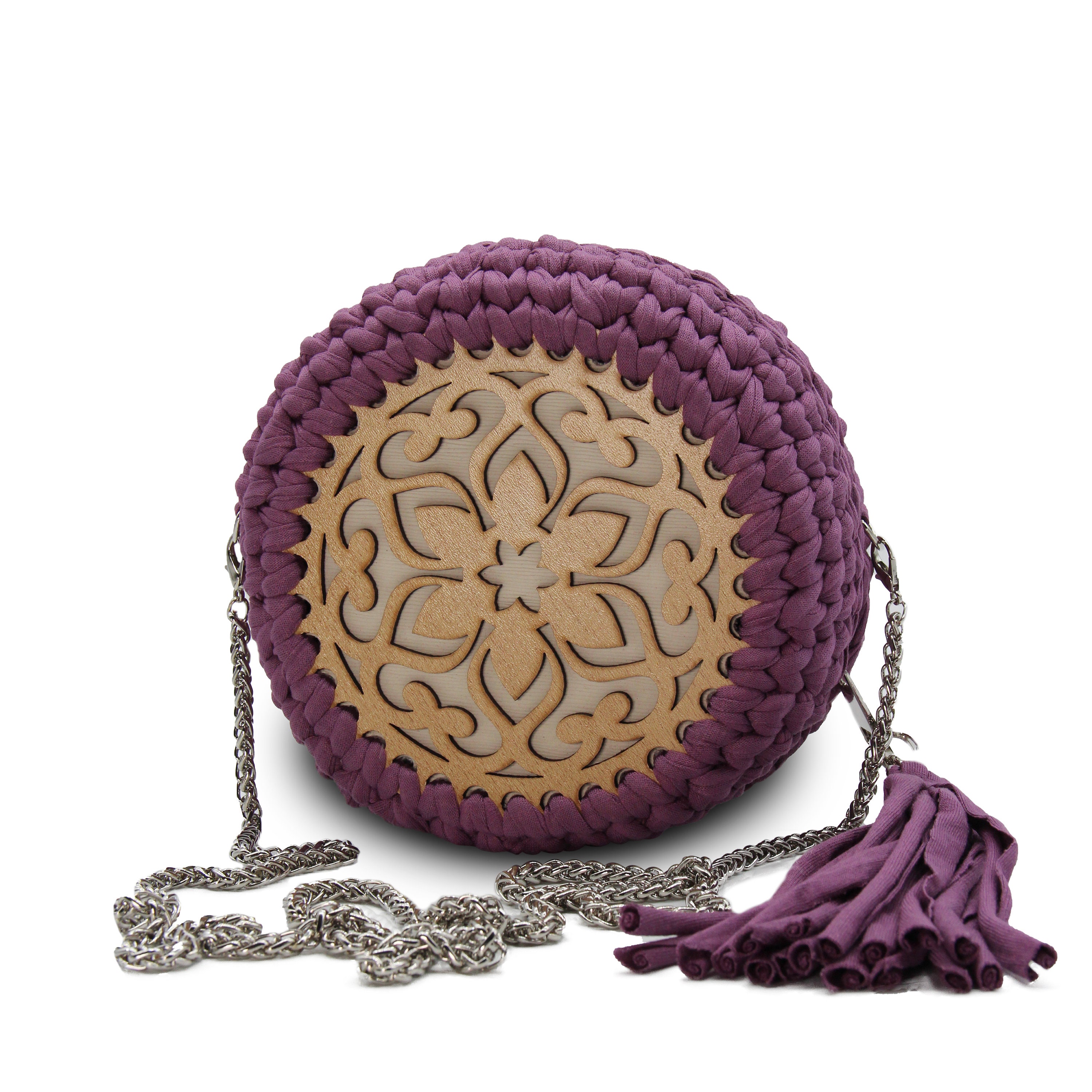Floral Handcrafted Bag | Bohemian Round Bag, Boho Chic, Women’s Bag ...