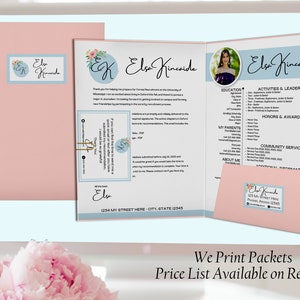 Elsa Sorority Resume, Cover & Photo Collage CANVA Templates - Etsy