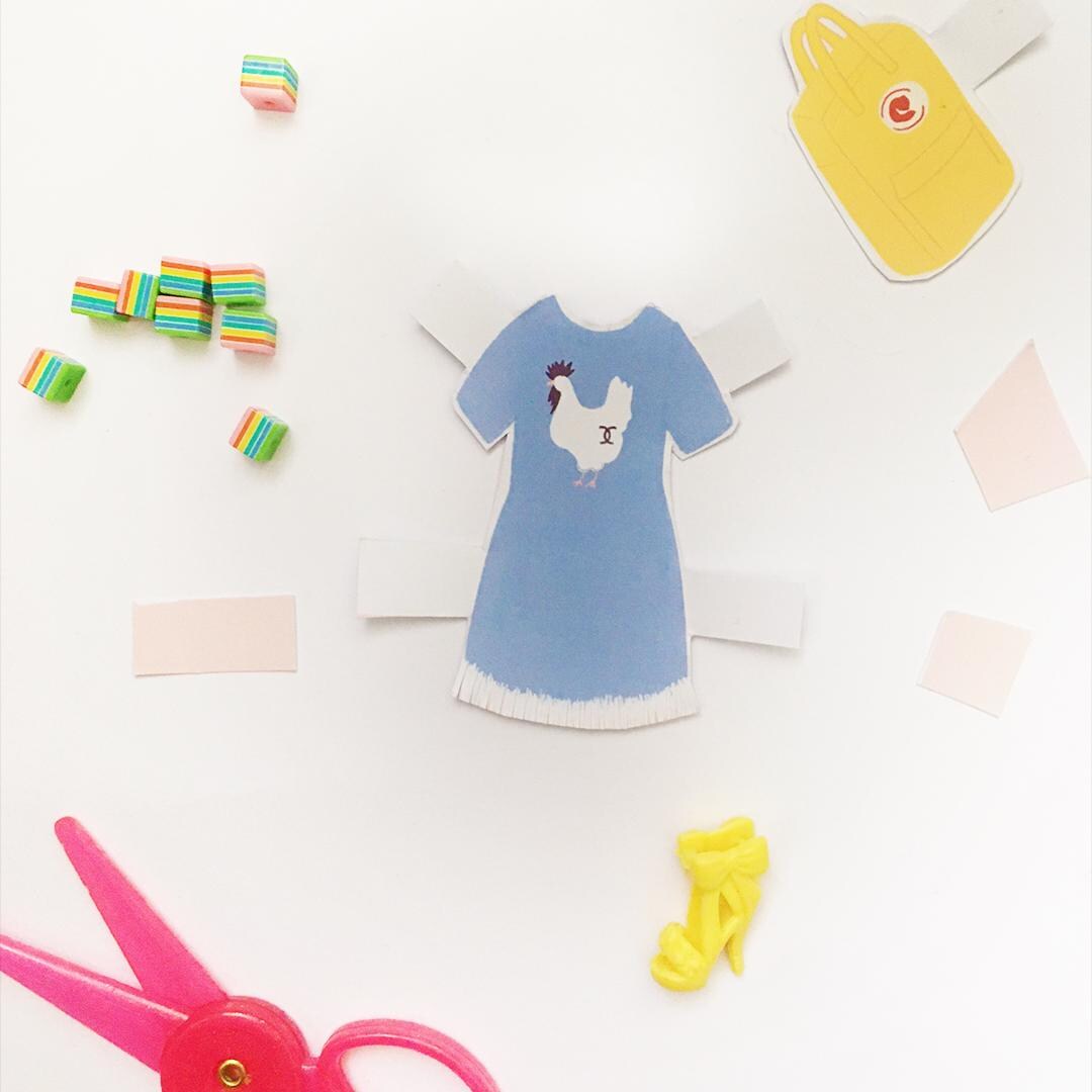 Printable Paper Dolls | PINK and PURPLE | Digital Dress up Doll for ...