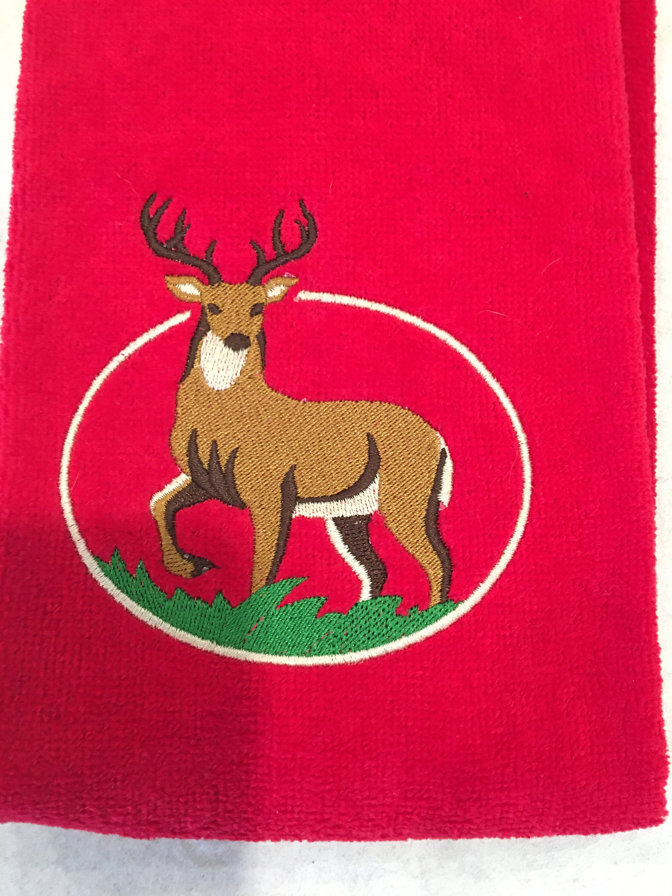 Elk Crest Personalized Embroidered Hunting Towel Sports & Outdoor ...