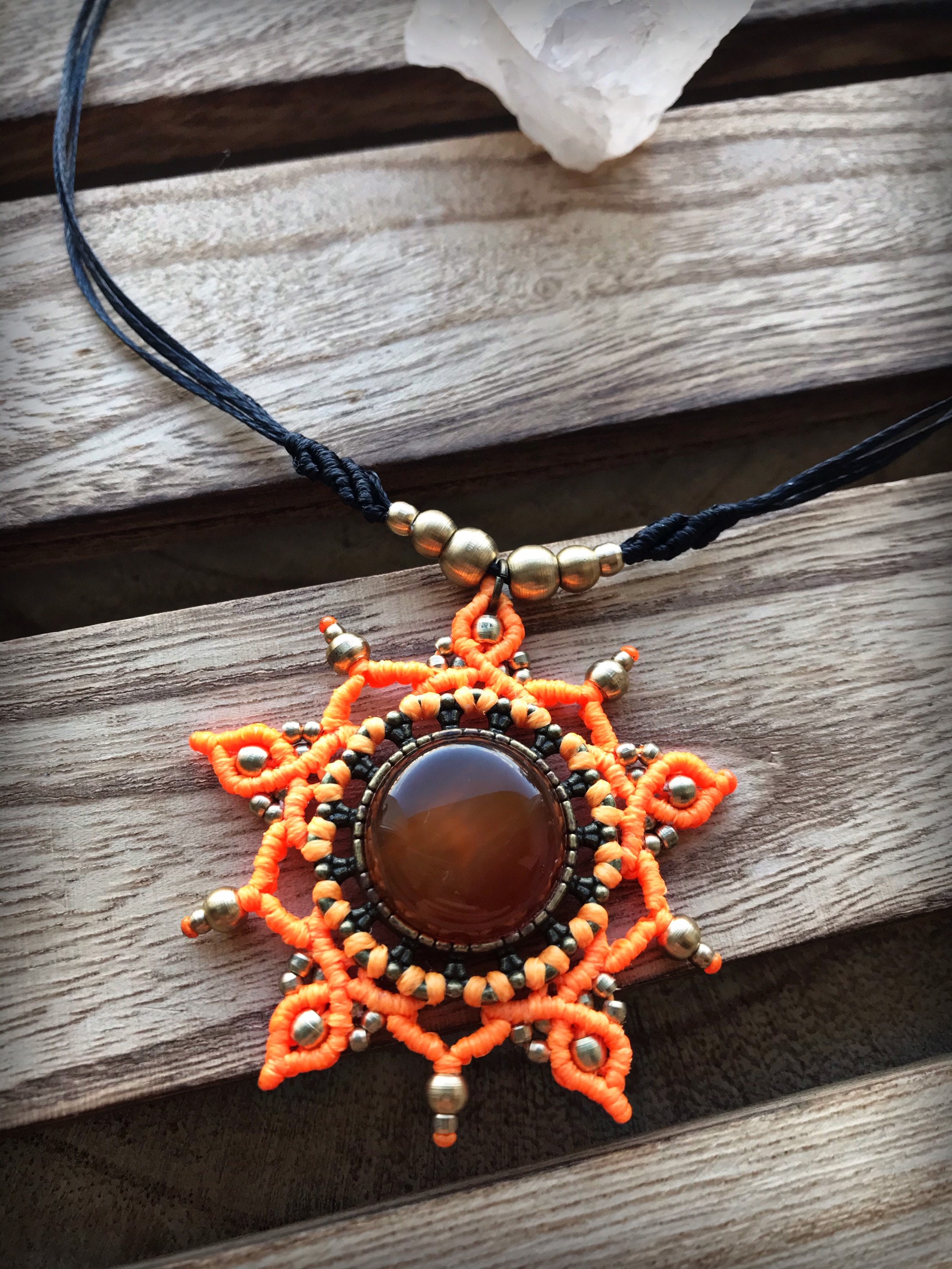 O ChakraSun o neck/throat chakra as a necklace | Etsy