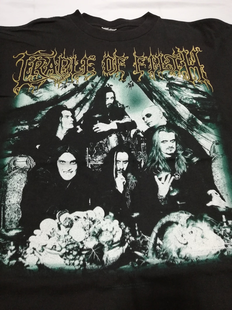Vintage Cradle of Filth 90s T-shirt - Etsy