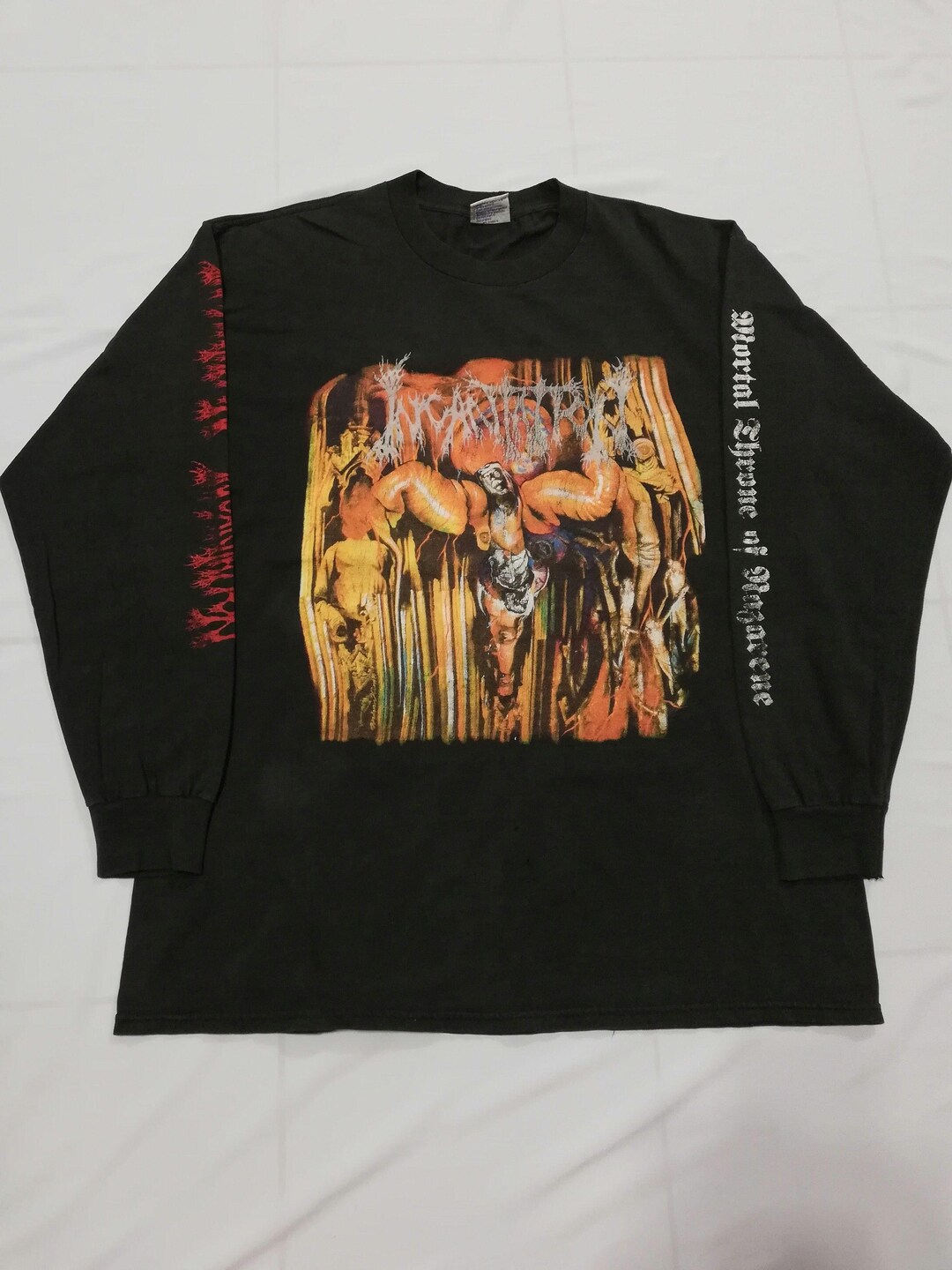 Vintage Incantation Long Sleeve 90s / Entombed / Death / Immolation / Suffocation / Earache ...