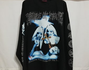 Rare Cradle of Filth Longsleeve Shirt Desire Me Like Satan Rare Cradle of Filth Longsleeve Shirt Desire Me Like Satan