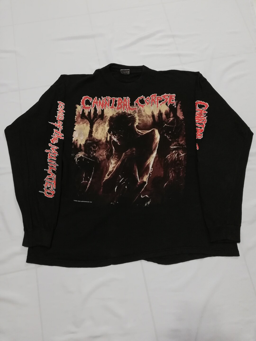 Vintage Cannibal Corpse Long Sleeve / Death / Dismember / Immolation - Etsy