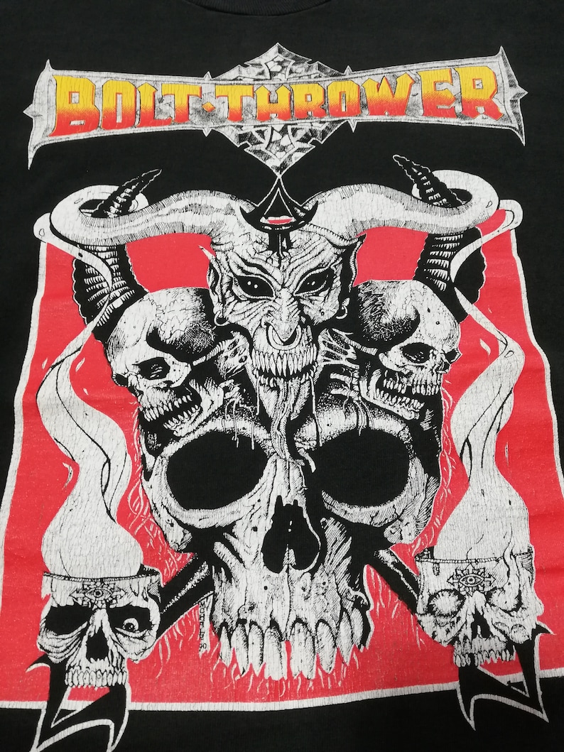 Vintage Bolt Thrower 90s Long Sleeve / Death Metal / Warmaster - Etsy