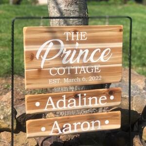 3-tiered Custom Wood Sign - Etsy