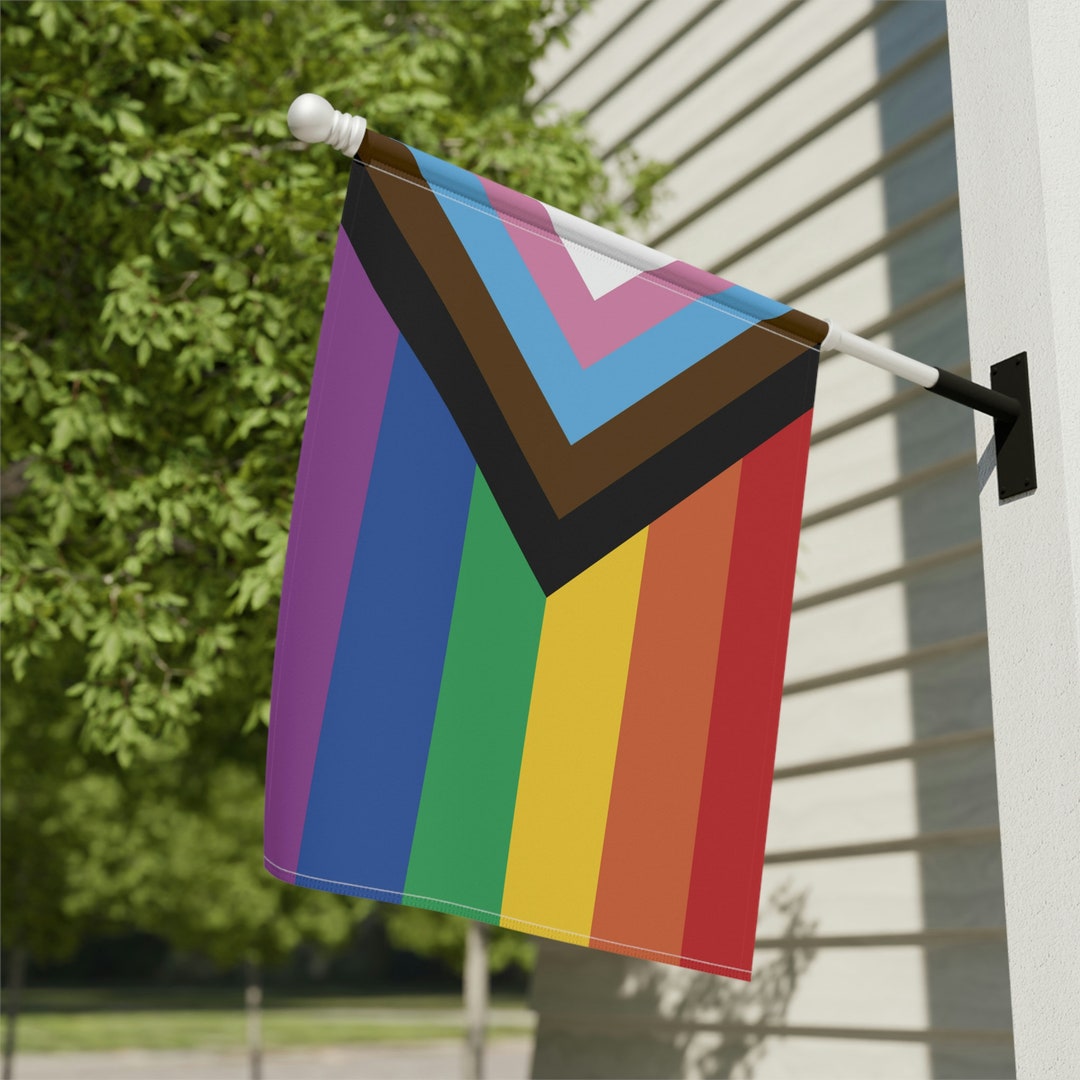 LGBTQ Progress Pride Flag Inclusive Pride Flag Rainbow Flag - Etsy