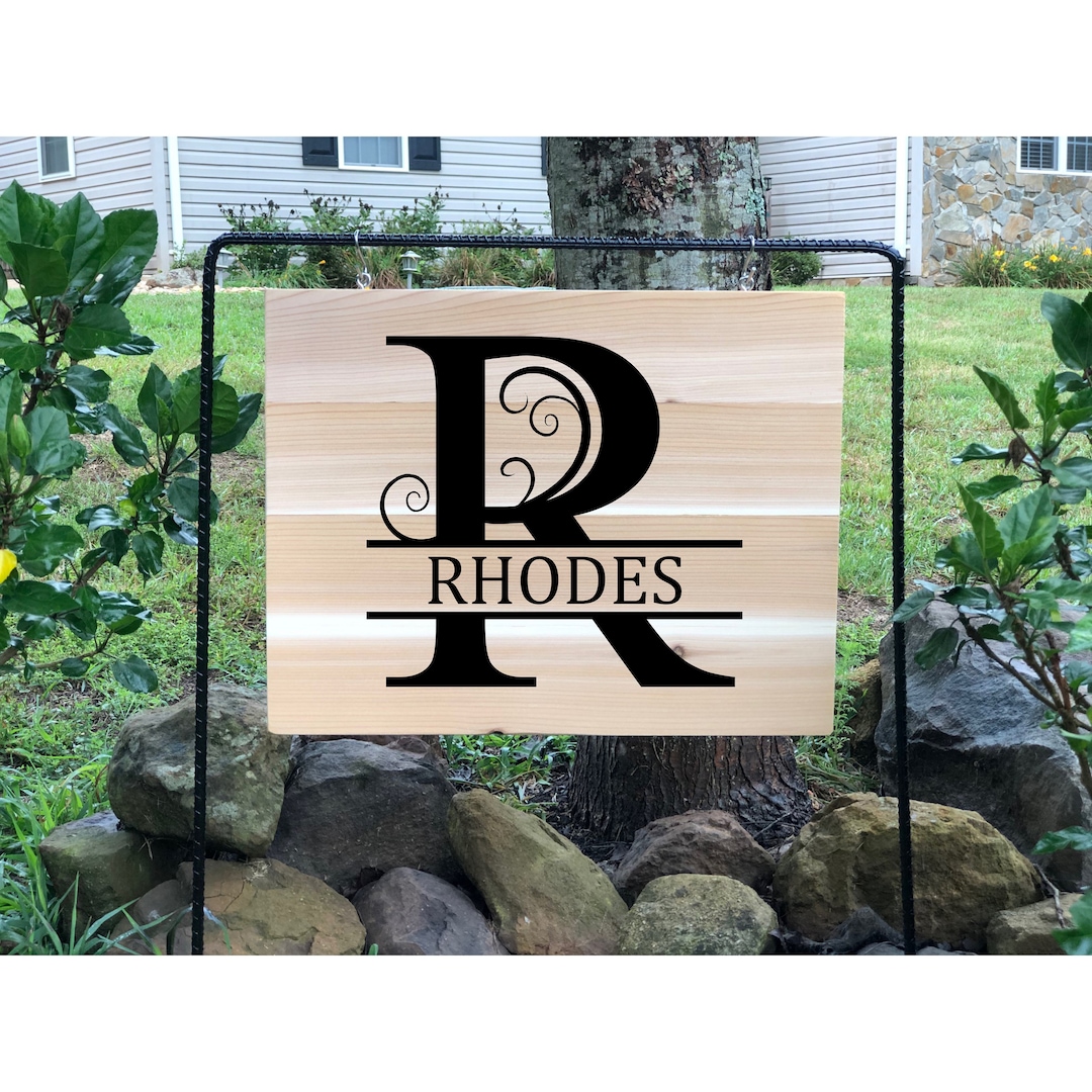 Custom Garden Sign, Personalized Garden Sign, Last Name Sign, Custom ...