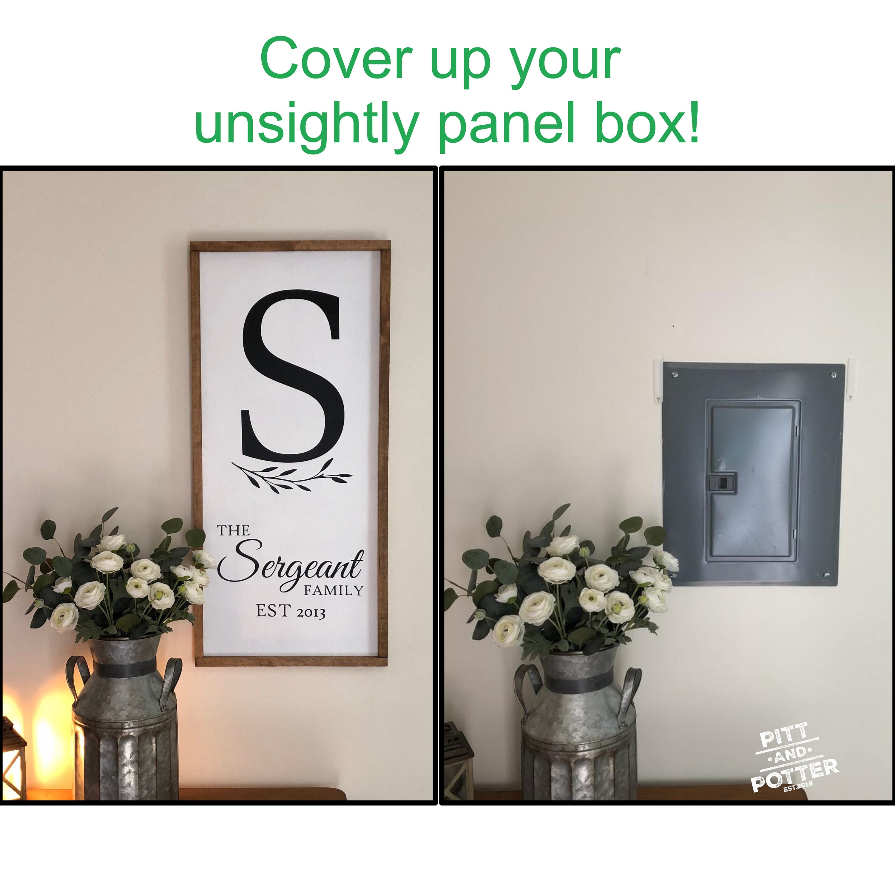 Last Name Year Date Established Wood Sign Rustic Farmhouse - Etsy