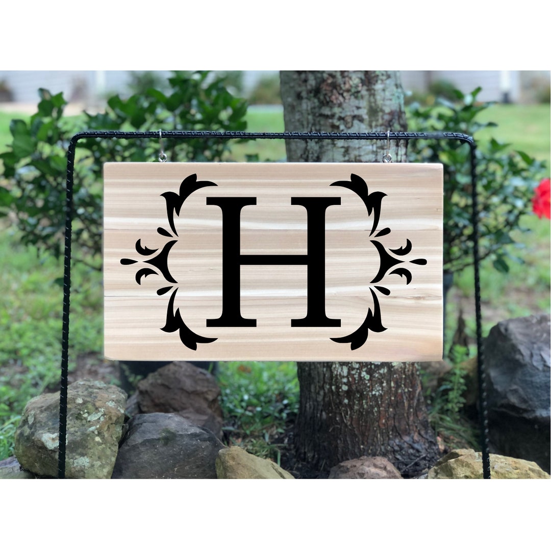 Custom Wood Sign, Outdoor Sign, Personalized Garden Sign, Garden Flag ...