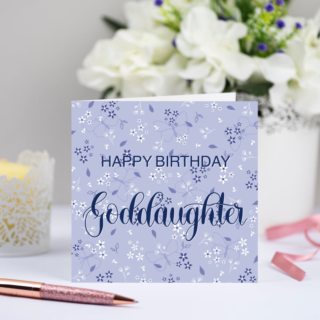 Goddaughter Birthday Card - Etsy