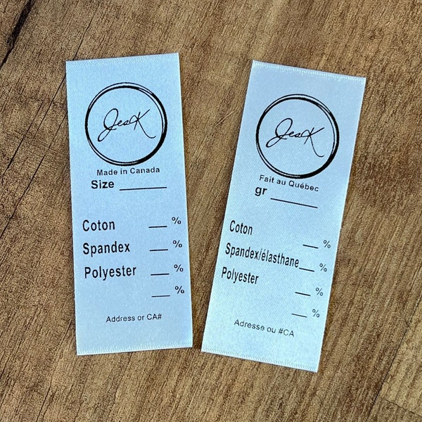 Woven Labels Custom Hem Fold - Etsy