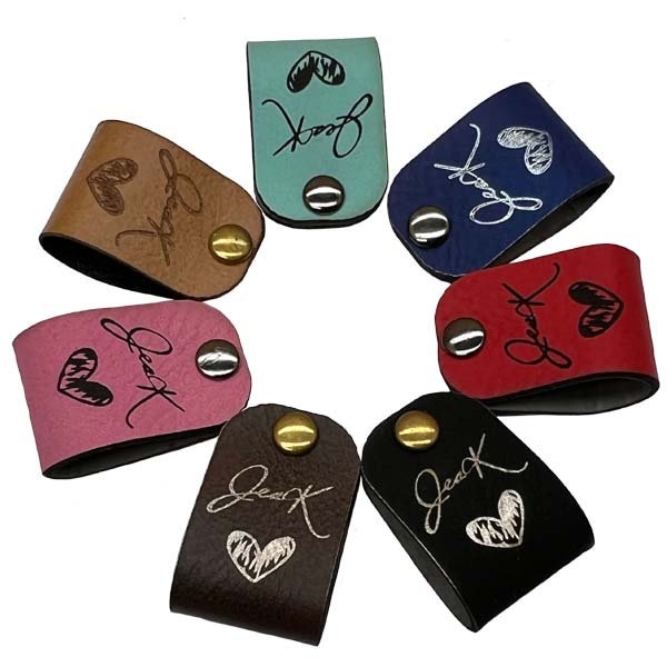 Customized Faux Leather Tags Foldable WASHABLE Lots of Colors - Etsy Canada