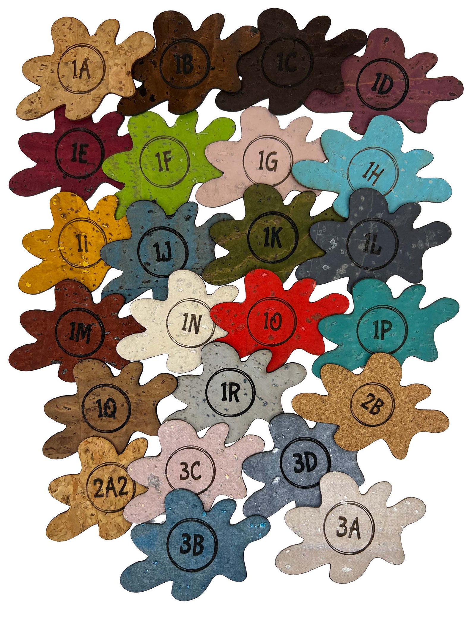 Customized Cork Tags Fold Over WASHABLE Lots of Color Size - Etsy Canada