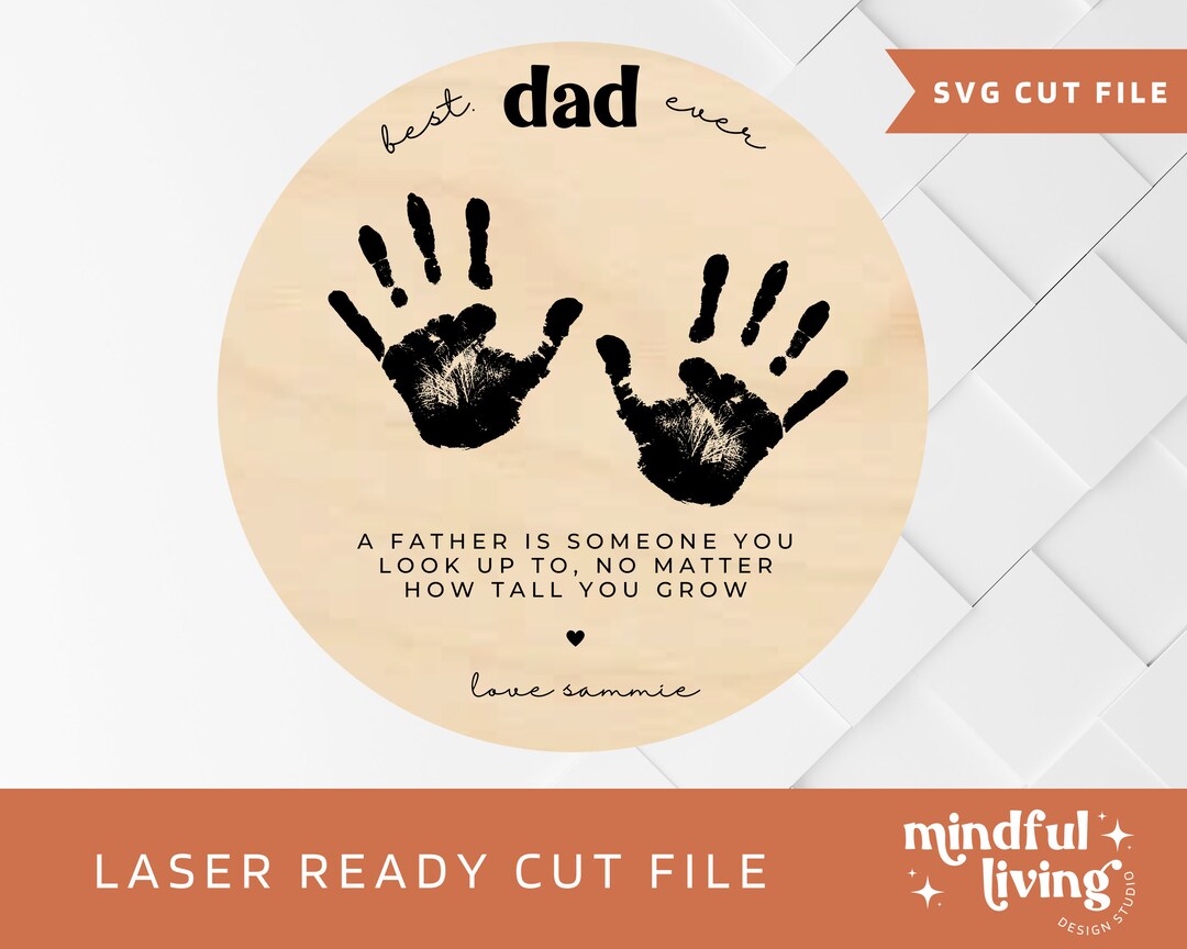 Father's Day SVG Cut File, Father's Day Laser File, Father's Day Gift ...