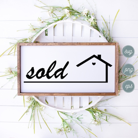 Sold Sign for Realtor SVG Sold Sign Svg Sold Sign Clip Art | Etsy Canada