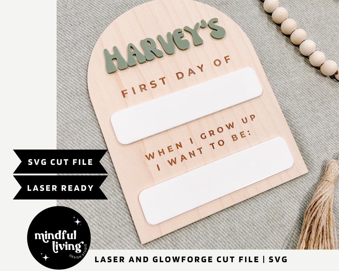 First Day of School Sign SVG, First Day of School Cut File, Back to ...