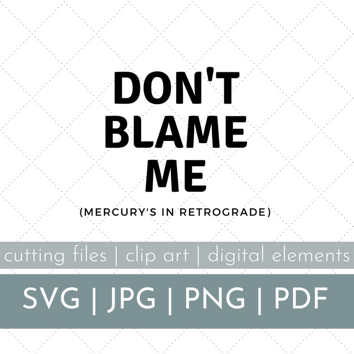 Mercury's in Retrograde SVG Mercury Retrograde Clip Art - Etsy