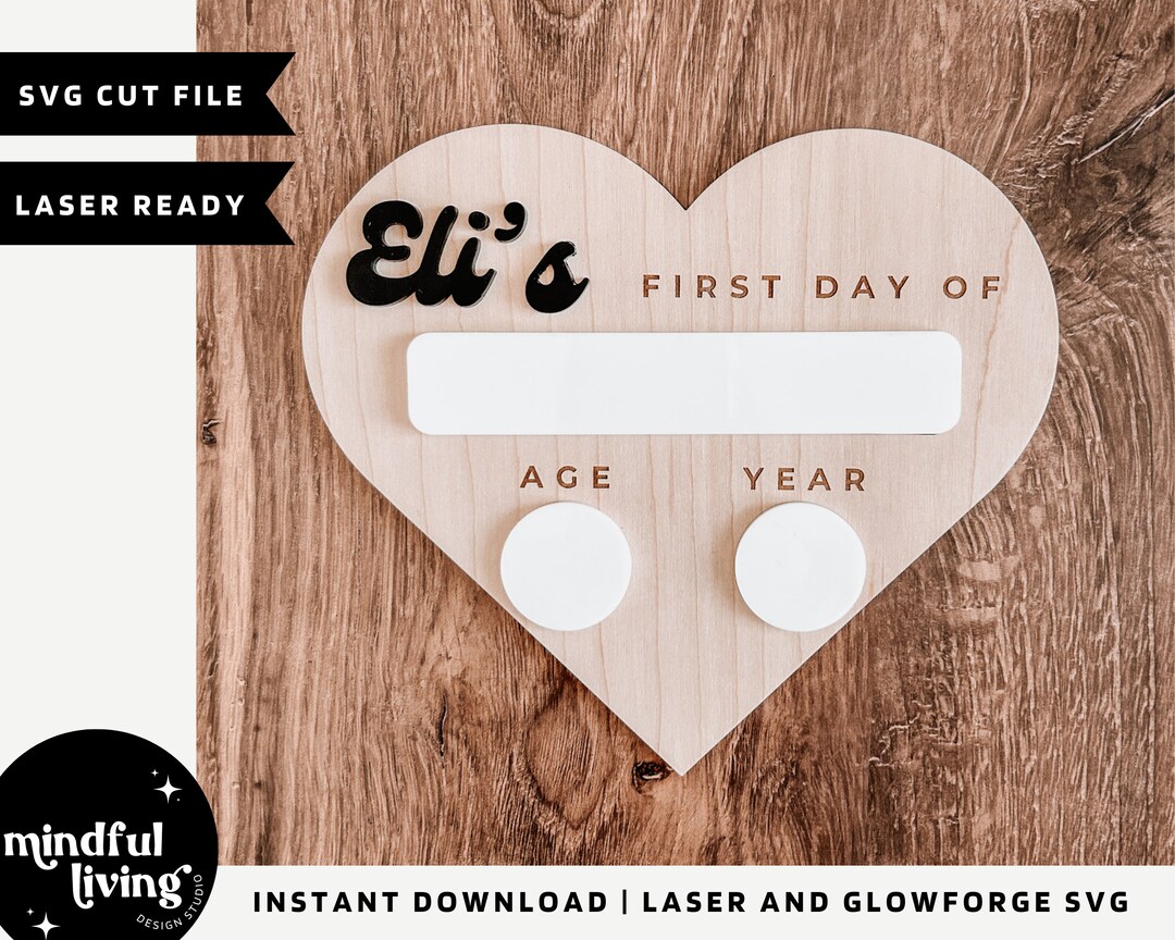 First Day of School Sign SVG, First Day of School Cut File, Back to ...