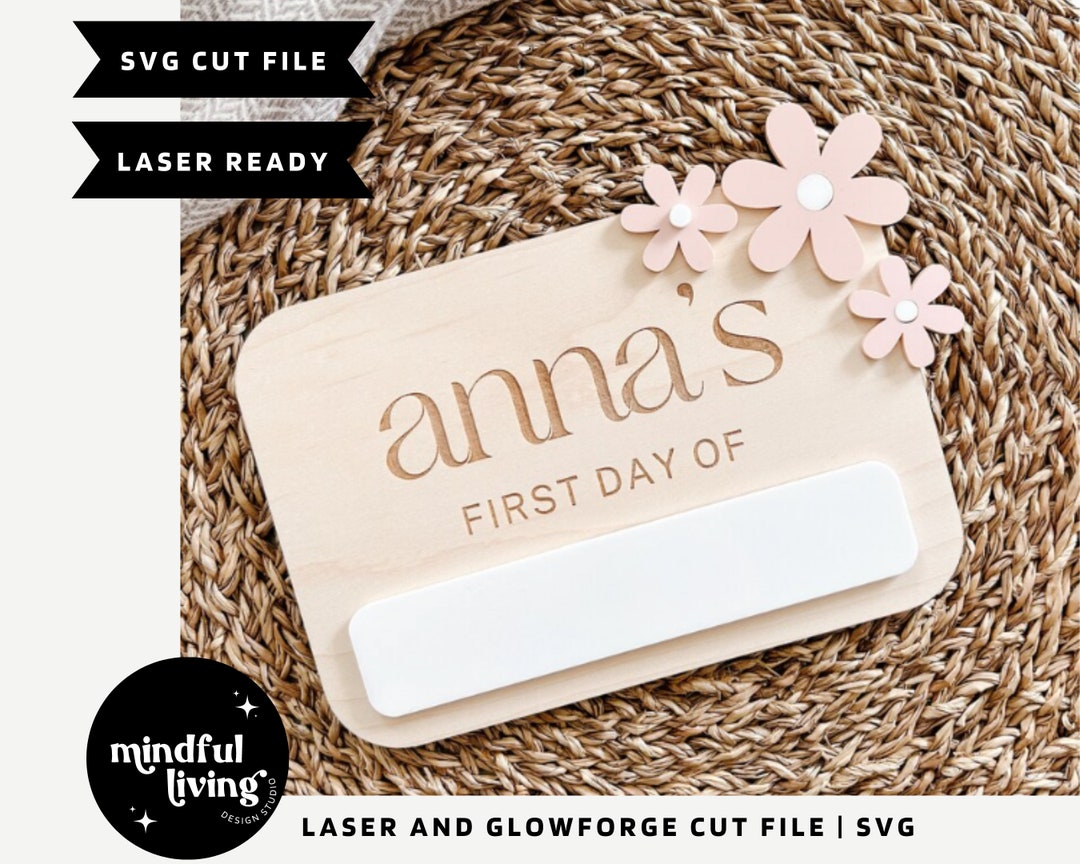 First Day of School Sign SVG, First Day of School Cut File, Back to ...