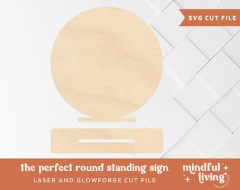Standing Sign SVG, Standing Sign Template, Sign Base Laser Svg, Sign ...