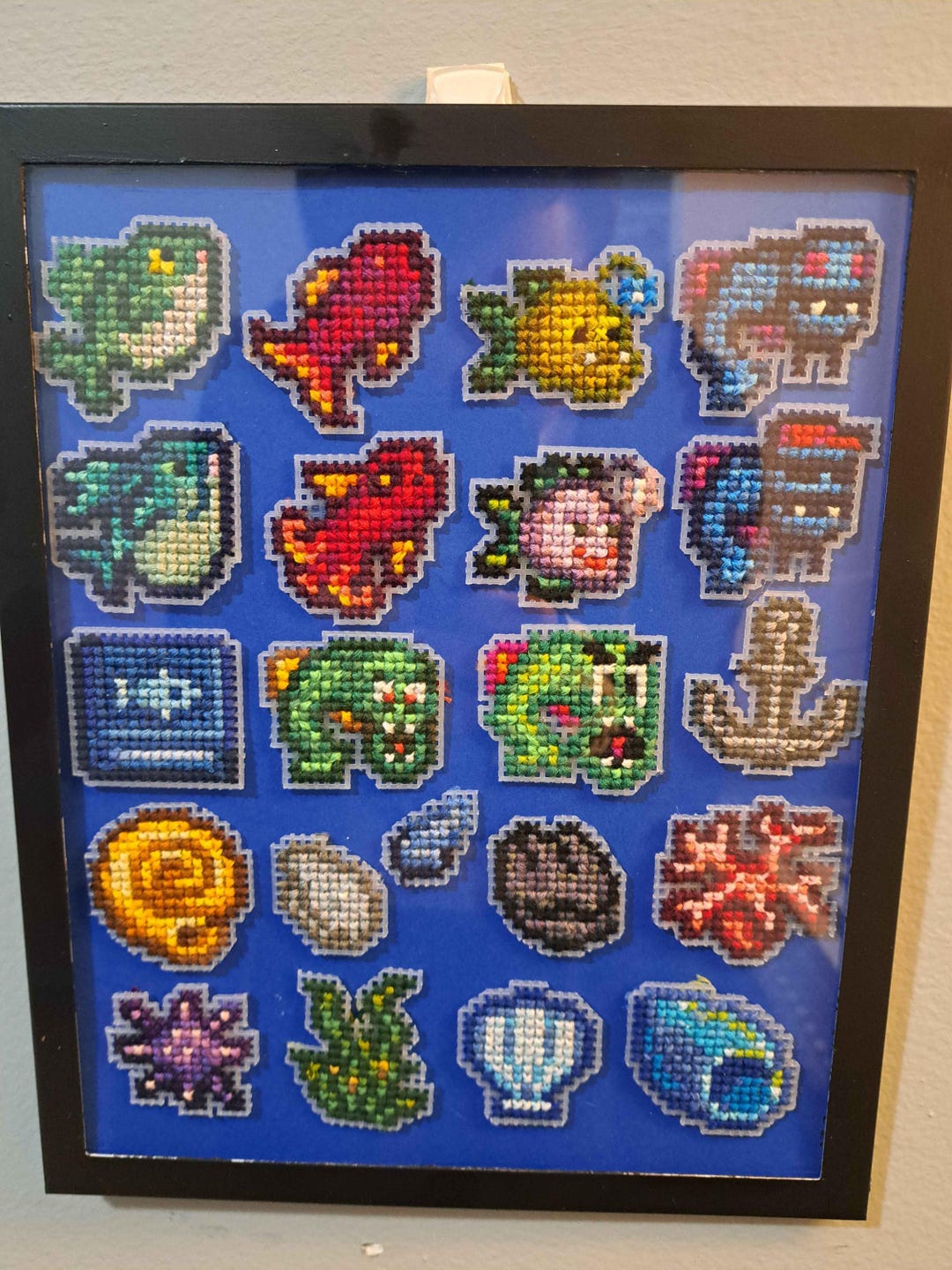 Stardew Valley Legendary Fish & Foraging Cross Stitch SDV Embroidery - Etsy