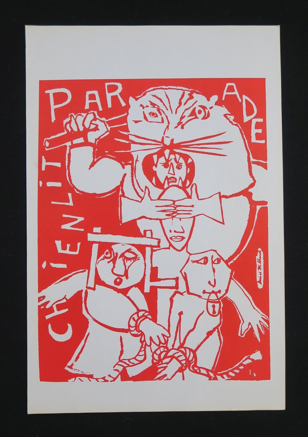 Poster May 68 Chienlit by Ade Poster May 1968 - Etsy