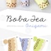 Bubble Tea Origami | Boba Tea Printable | Template Digital Download ...