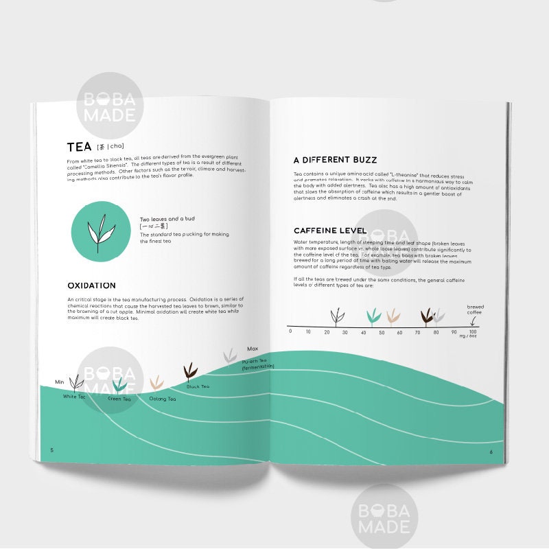 Bubble Tea Book The Little Book of Boba Tea Tea Book - Etsy España