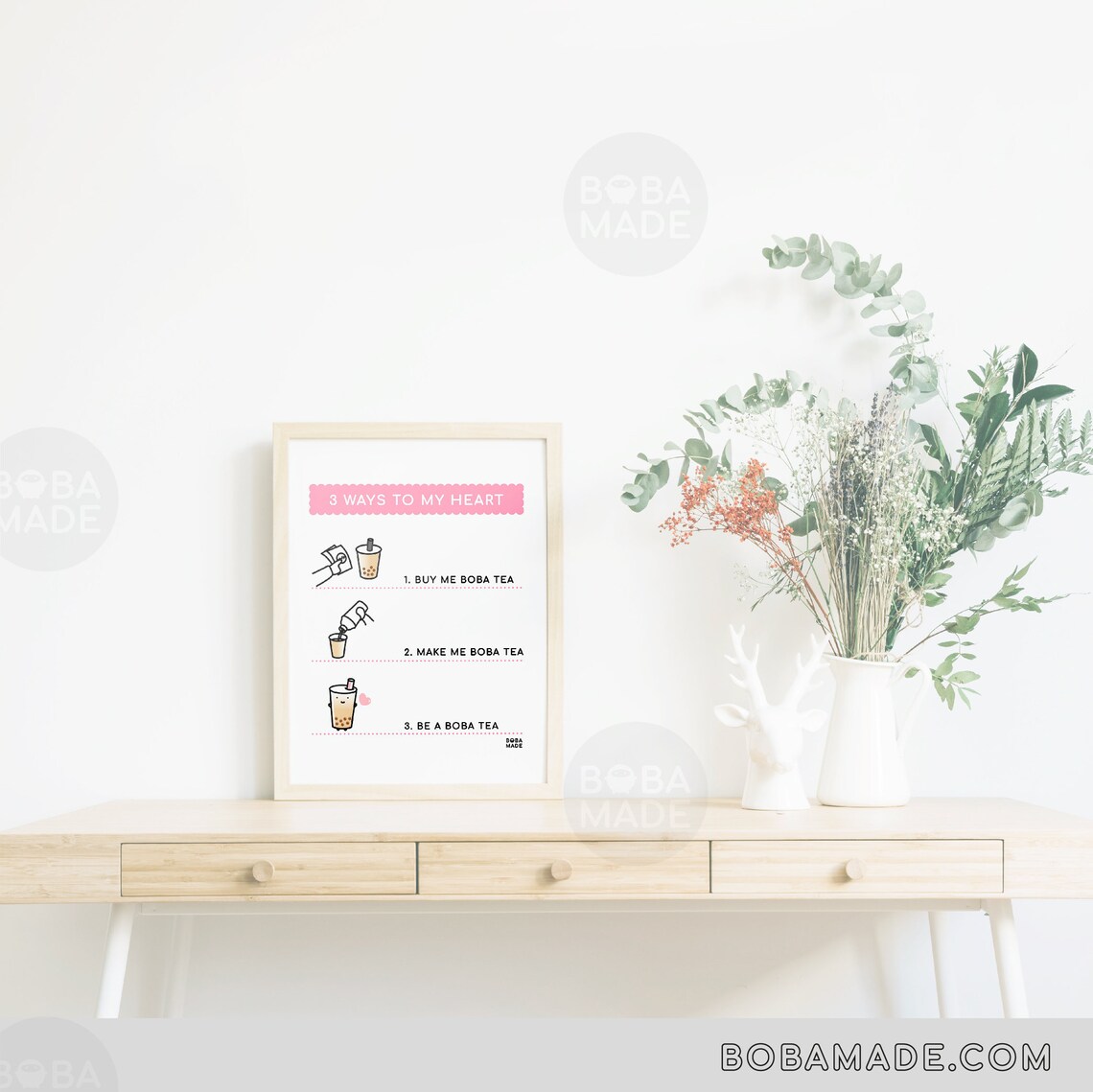 Funny Bubble Tea Art Bubble Tea Poster Boba Tea Print - Etsy