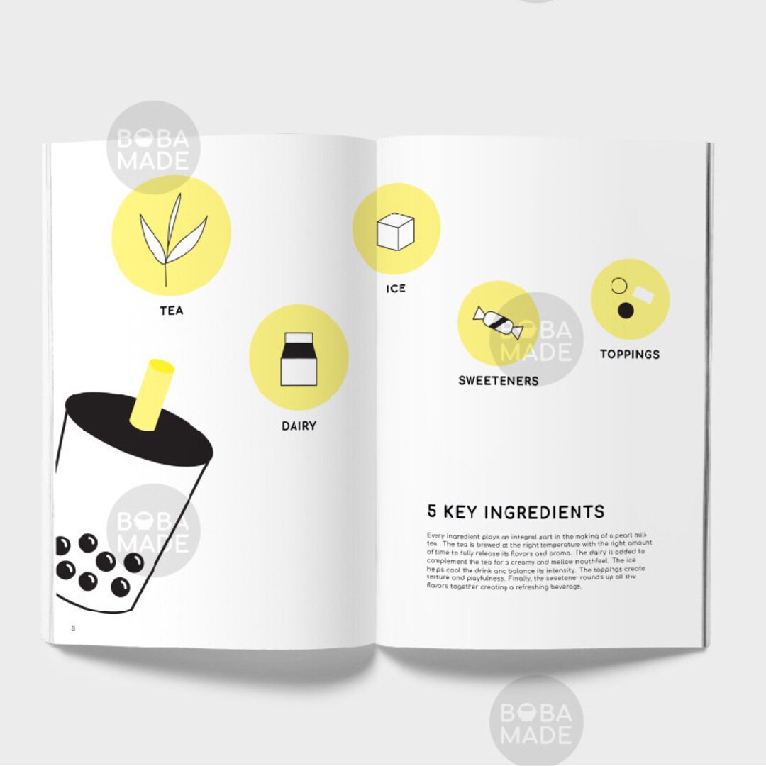 Bubble Tea Book | the Little Book of Boba Tea | Tea Book | Tapioca Milk ...