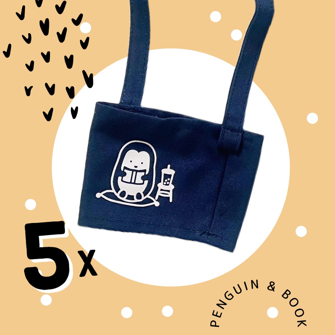 5 Bubble Tea Bags , Boba Tea Bag, Drink Holder, Coffee Cozies, Tea ...