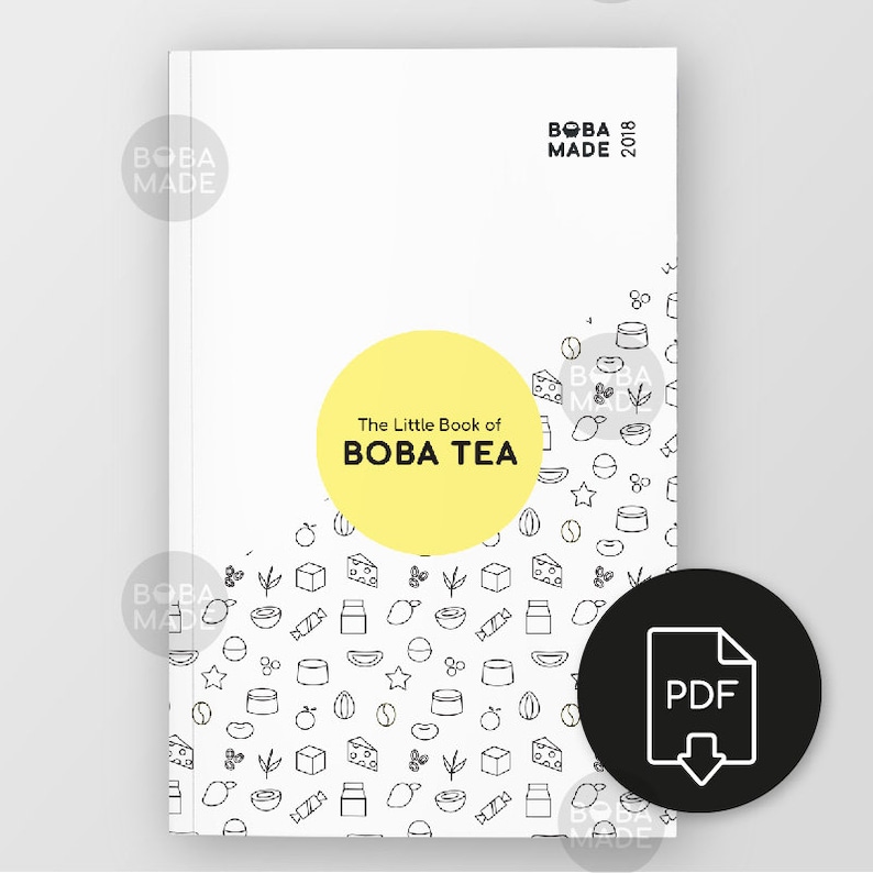 Bubble Tea Book | the Little Book of Boba Tea | Tea Book | Tapioca Milk ...