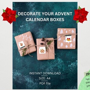 Advent Calendar, 25+ 10 EXTRA, Digital and Printable 2024 With ...