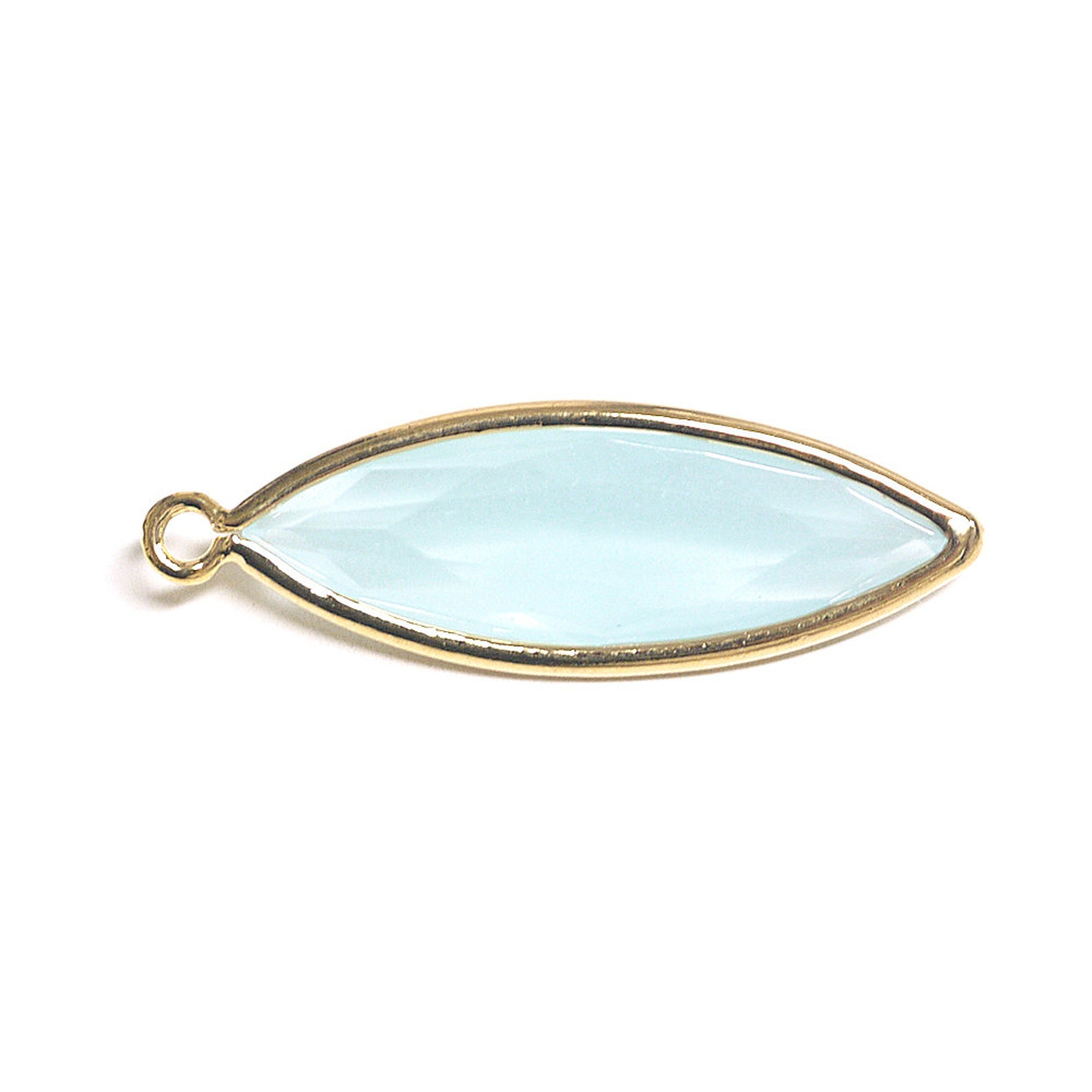 1PC / 928mm Light Ocean Blue Color Oval Shape Glass Pendant / | Etsy