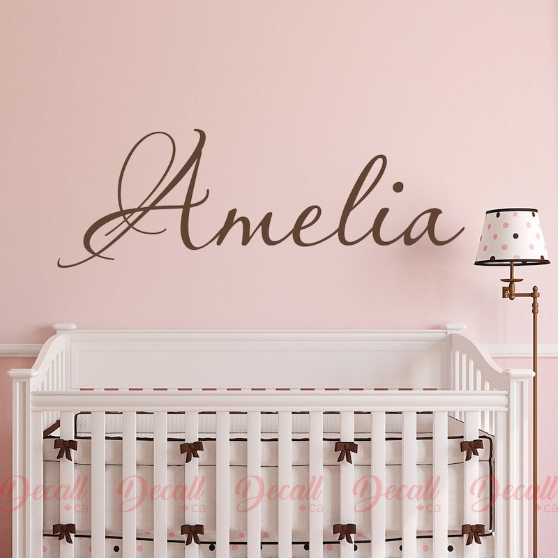 Name Wall Decal - Etsy