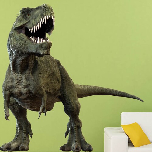 Dinosaur T Rex Wall Decal Animal 3D Smashed Wall Art Sticker - Etsy
