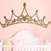 Princess Tiara Headboard Wall Art - Wall Decal - Girl Room Decor - Kids ...