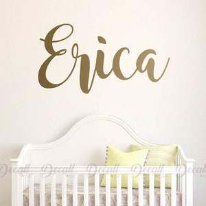 Personalized Name Monogram Wall Sticker - Custom Name Wall Decal - Kids ...