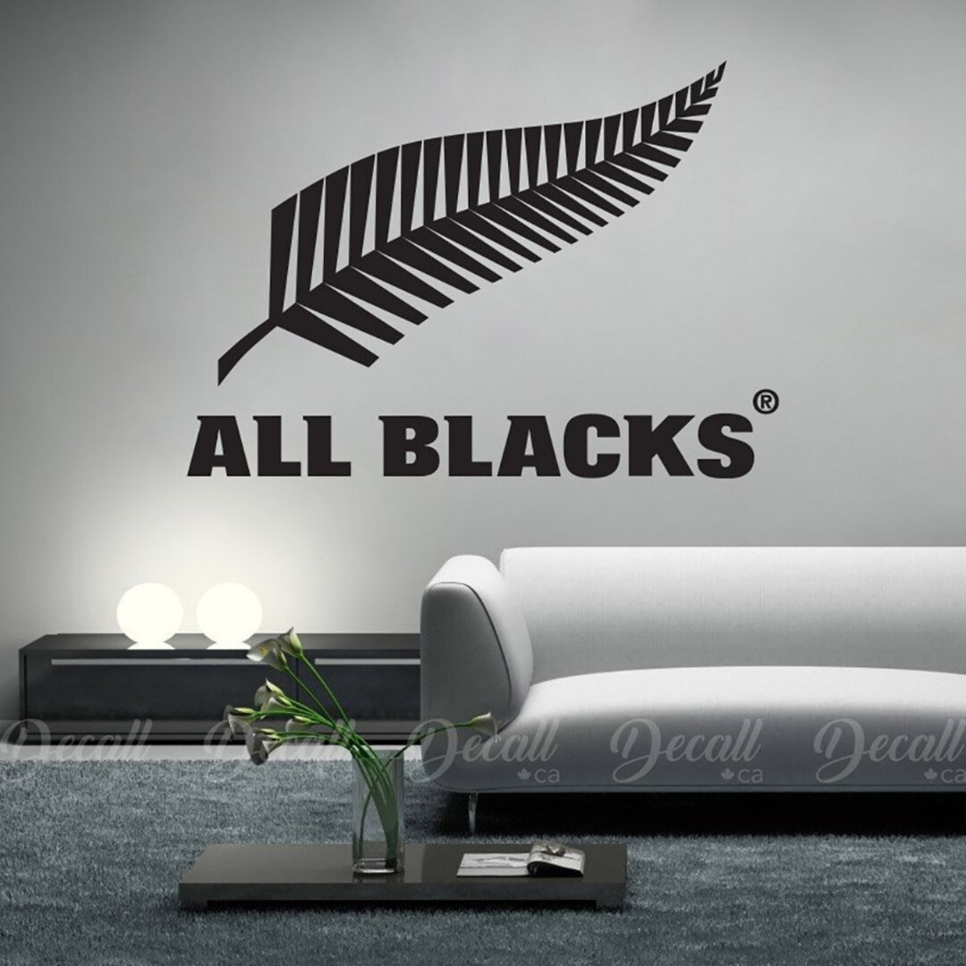 New Zealand All Blacks Rugby - Wall Decal - Bumper Sticker - Car Decal ...
