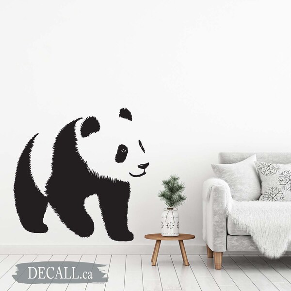 Panda Wall Decal - Etsy