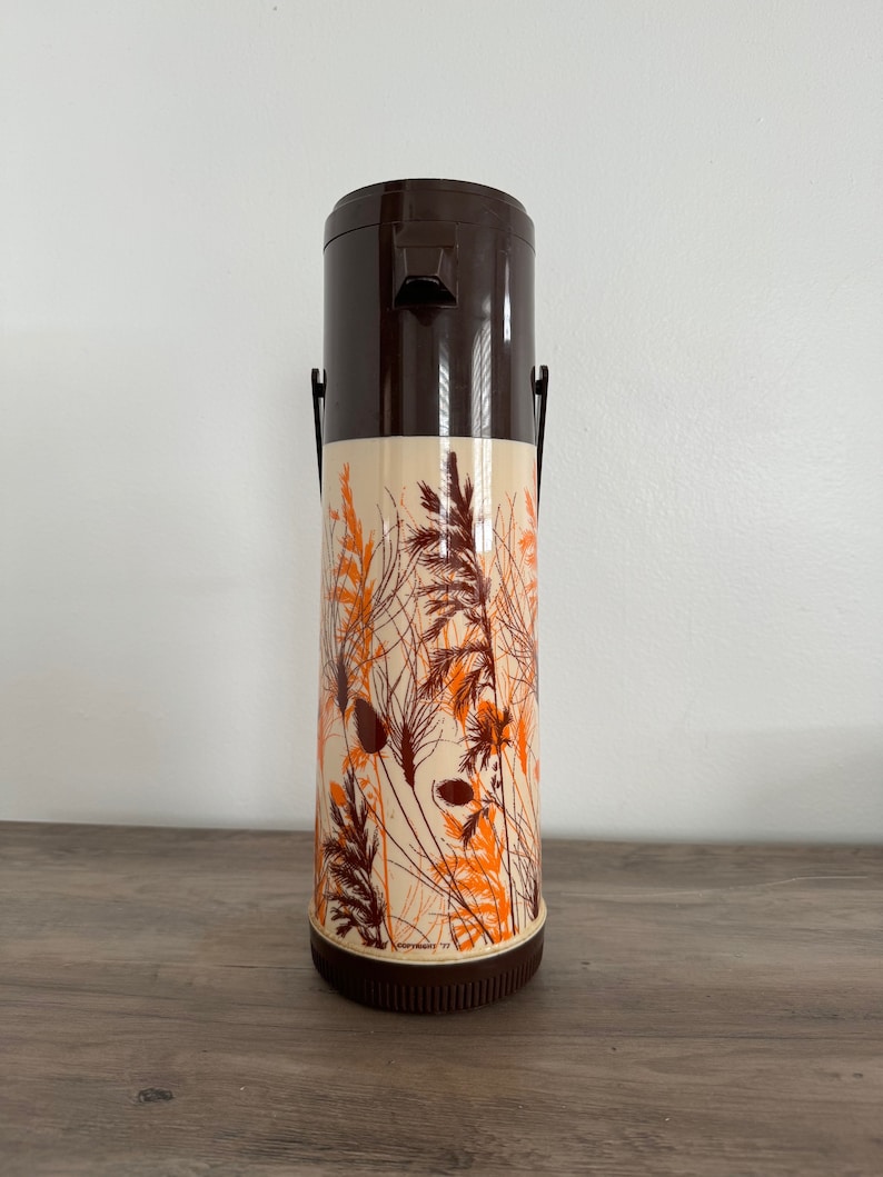 70s Aladdin's Autumn Wheat Pump-a-drink Dispenser - Etsy