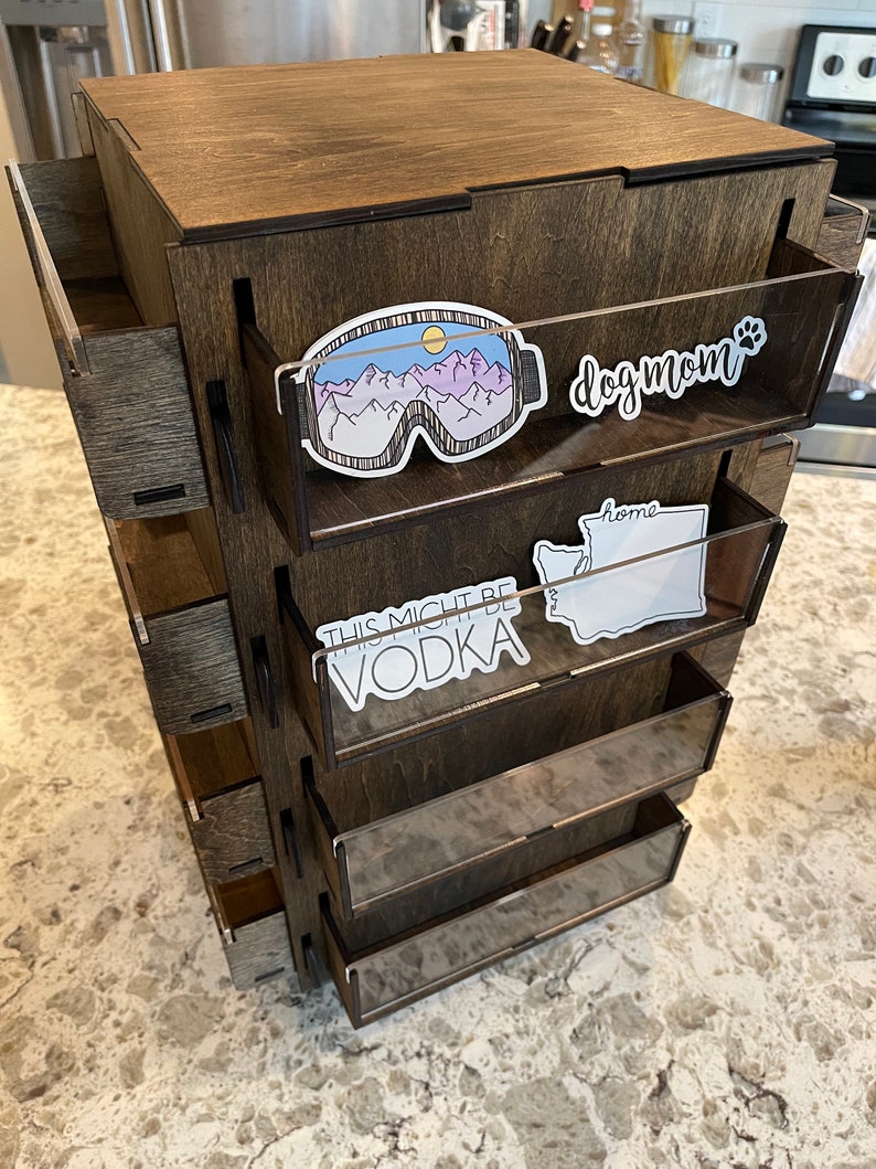 Sticker/craft Display Shelf SVG DIGITAL FILE No Physical - Etsy