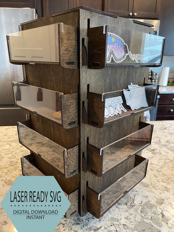 Sticker/craft Display Shelf SVG DIGITAL FILE No Physical - Etsy