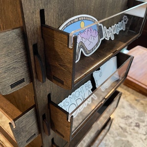 Sticker/craft Display Shelf (physical Item) - Etsy