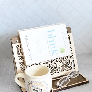 Wooden Book Stand Night Stand Book Holder Office Book Marker Gifts for ...