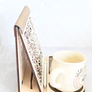 Wooden Book Stand Night Stand Book Holder Office Book Marker Gifts for ...